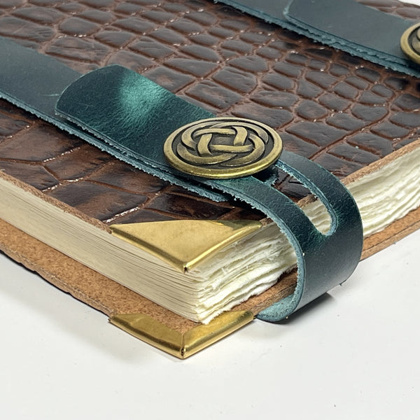 Dragonscale Refillable Journals with Handmade Paper – ArteOfTheBooke