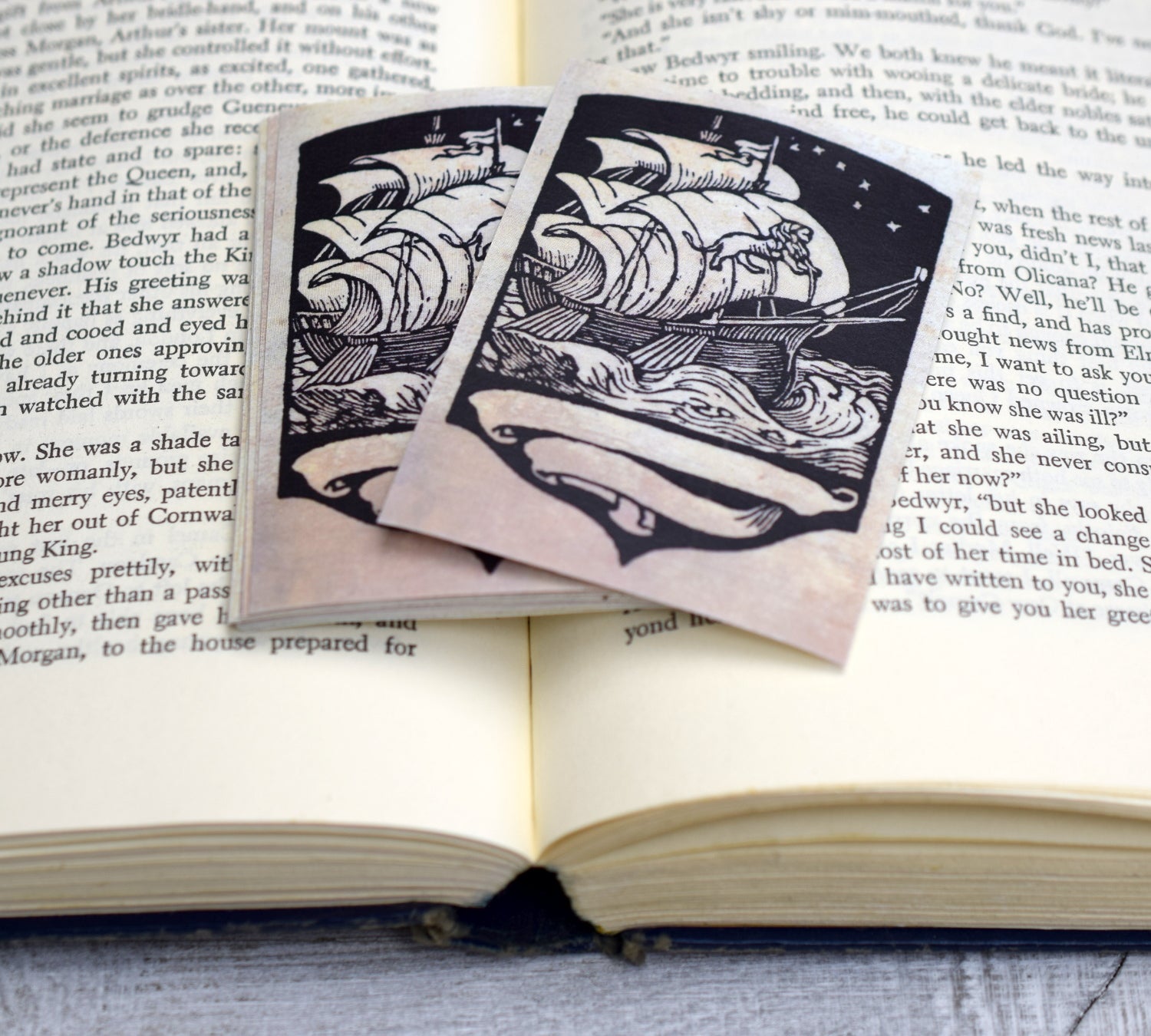 Ex Libris Book Plates with Sailing Ship: Set of 24 Self-Adhesive Label ...